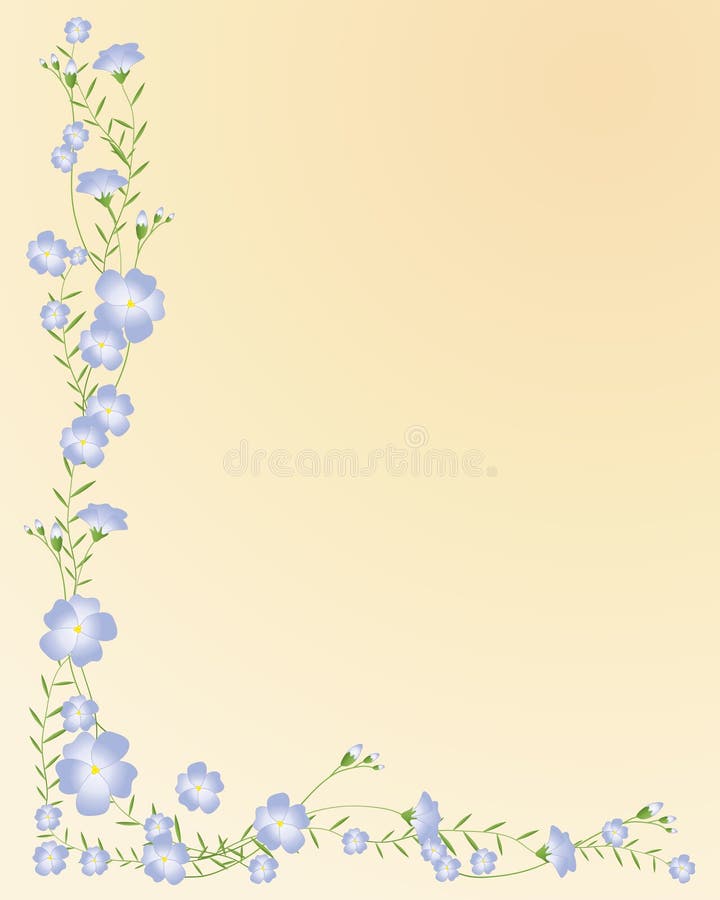 Flax design stock vector. Illustration of colours, buds - 17479993