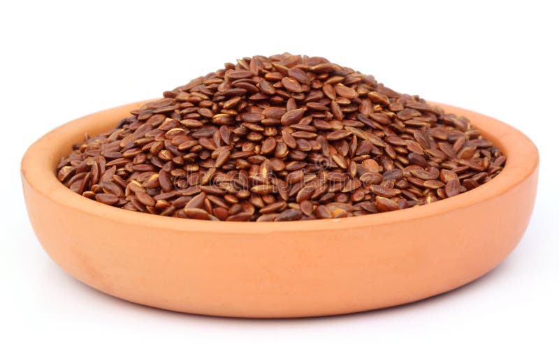 Flax or edible tisi seeds stock photo. Image of linseed - 29907120