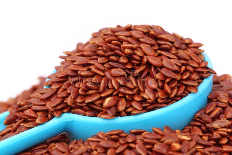 Flax or edible tisi seeds stock photo. Image of linseed - 29907120