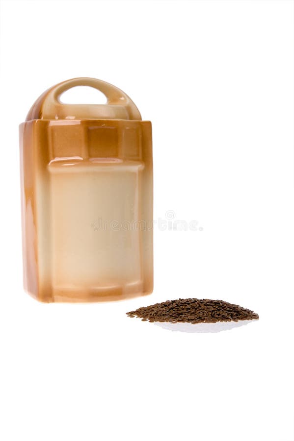 Flaxseed stock photo. Image of macro, grain, linseed - 12223824