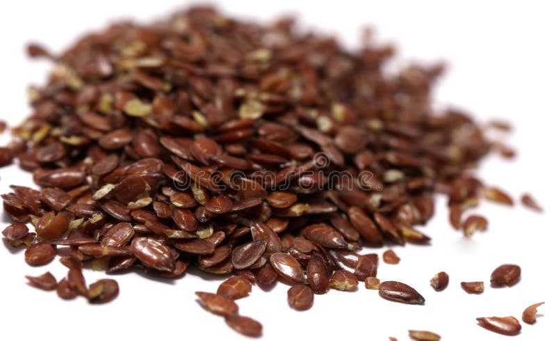 Flaxseed Linseed crushed stock photo. Image of healthy - 186725234