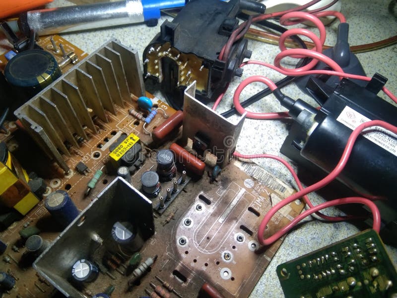 Flayback Replacement Tube Tv Machine Editorial Stock Photo - Image of ...