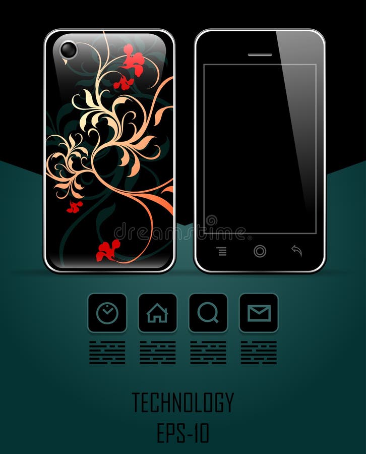 Flayers and Brochures Design Template Stock Vector - Illustration of ...