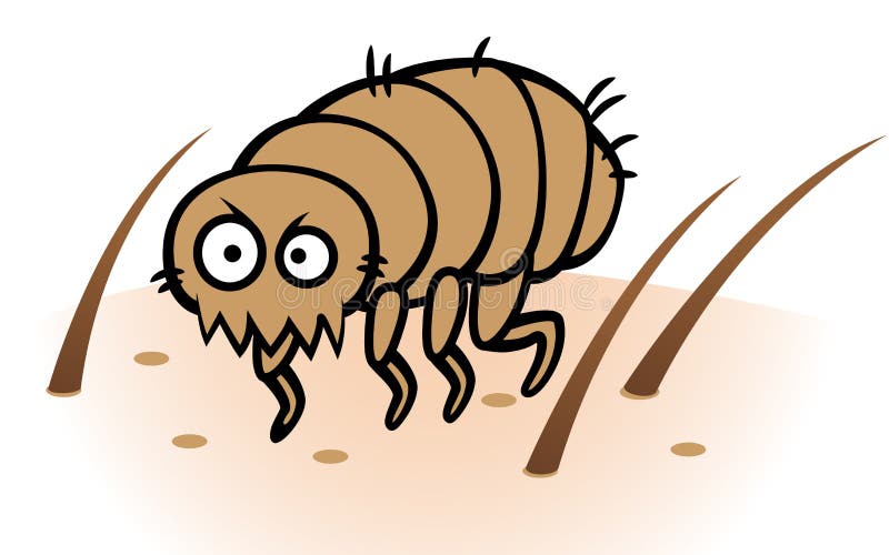 Flea cartoon stock vector. Illustration of fauna, aggressive - 36399770