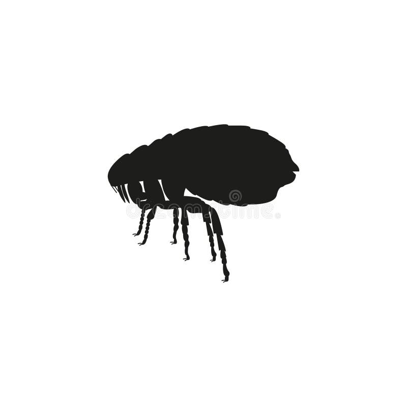 Flea Icon. Simple Vector Illustration. Stock Vector - Illustration of ...