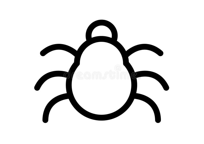 Flea Icon Vector From Veterinary Concept. Thin Line Illustration Of ...
