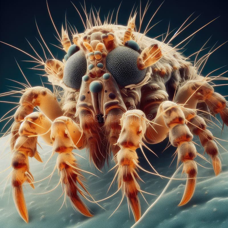 Fleas Visible Close Up 3d Render Stock Illustration - Illustration of ...