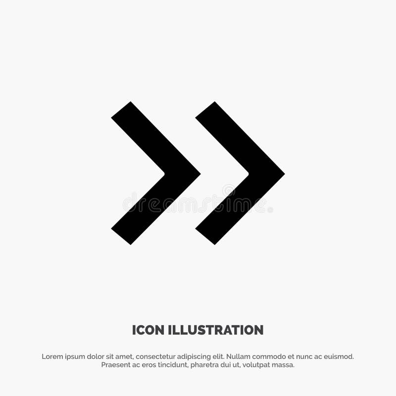 Flecha, Flechas, Vector Sólido Correcto Del Icono Del Glyph Ilustración ...