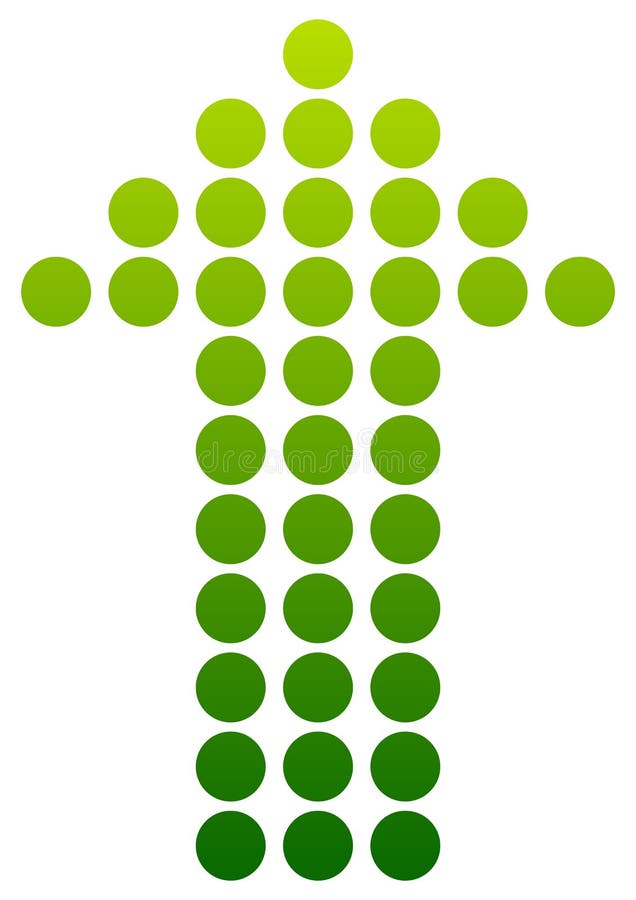 Flecha Punteada Apuntando Hacia La Derecha Icono De Estilo De Gradiente ...