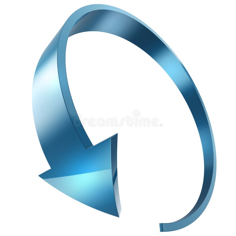 Flecha Redonda 3d Ilustraciones Stock, Vectores, Y Clipart – (101 ...