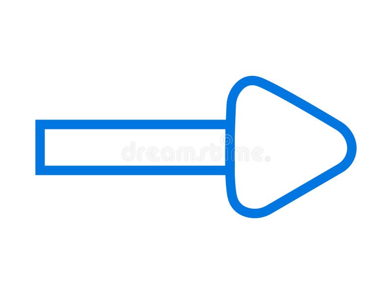 Flecha ilustração stock. Ilustração de logotipo, fonte - 371439003