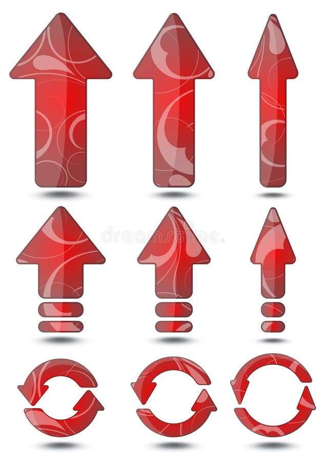 Flechas ilustración del vector. Ilustración de perspectiva - 24019853