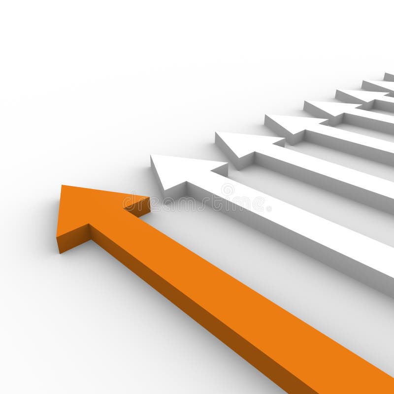 Flechas 3D stock de ilustración. Ilustración de creatividad - 11479732