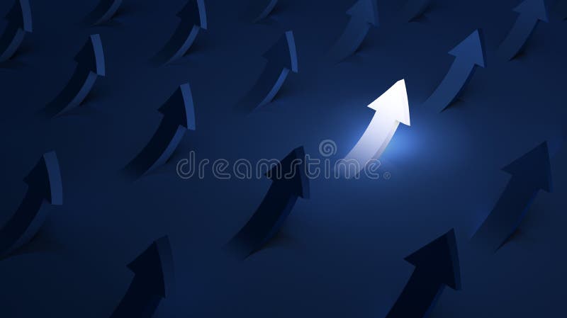 Flechas que suben. stock de ilustración. Ilustración de cubierta - 25269314