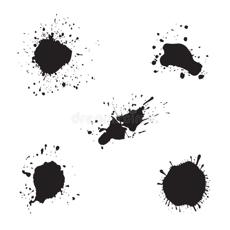 Flecken 01 vektor abbildung. Illustration von tinte, klecks - 2389018