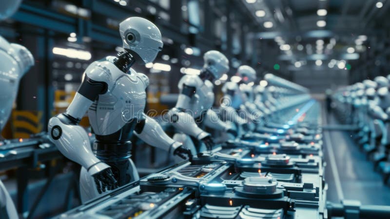 A Fleet of Autonomous Robots Working Seamlessly Together on a ...