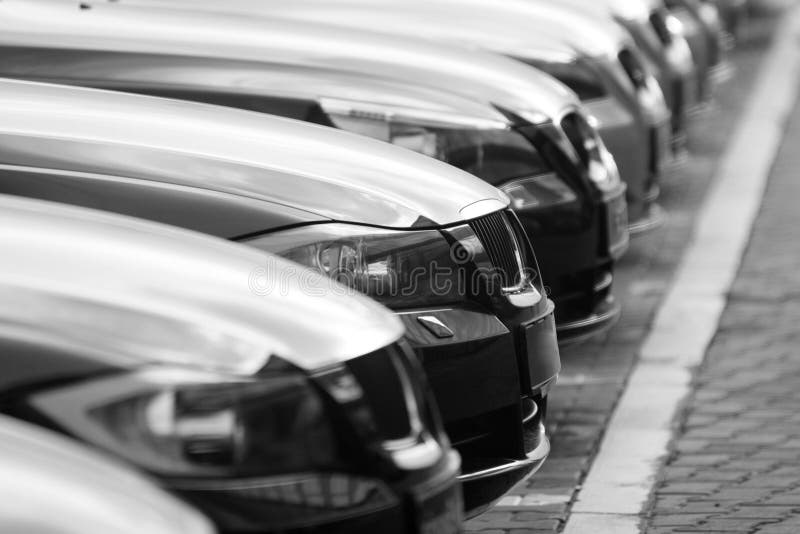 Fleet of cars stock photo. Image of transportation, front - 9163272