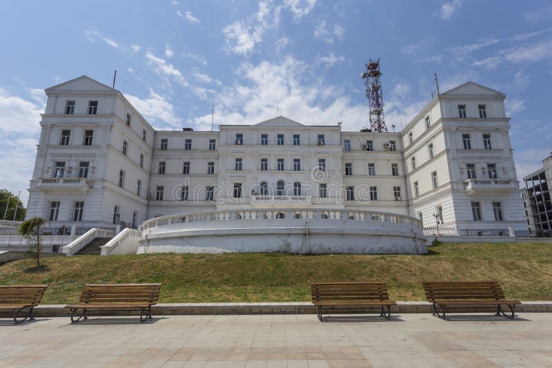 Fleet Command Building in Constanta, Romania Stock Photo - Image of ...