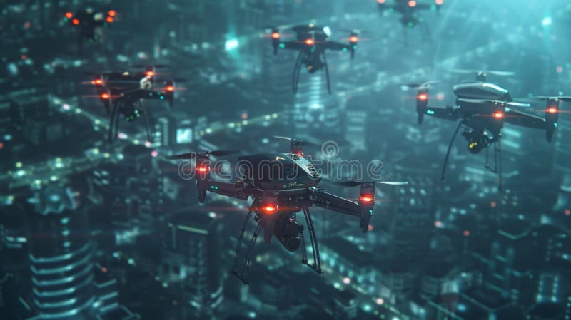 A Fleet of Delivery Drones Coordinating Their Routes through an IoT ...