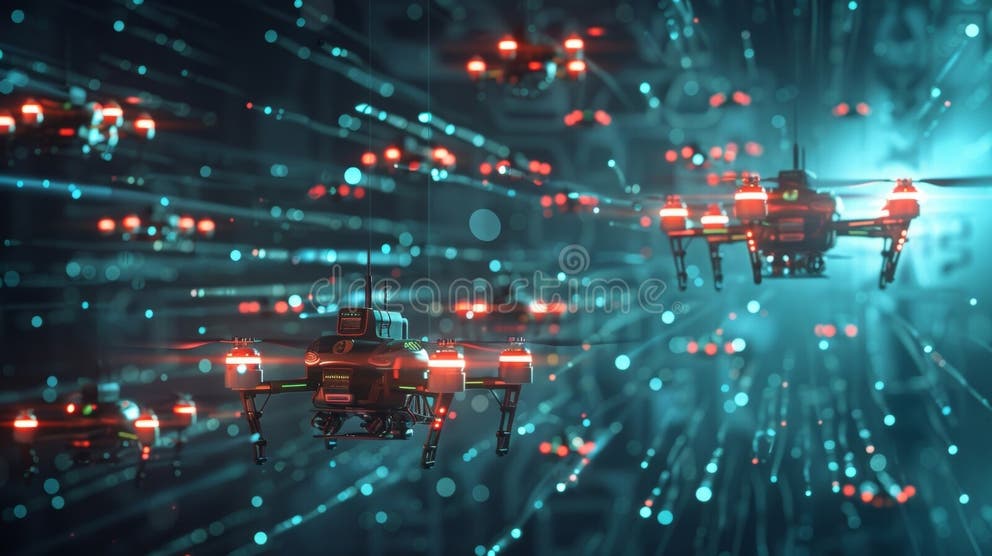 A Fleet of Delivery Drones Coordinating Their Routes through an IoT ...