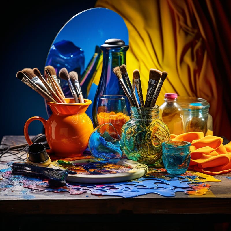 Fleeting Illusion: Everyday Objects Casting Intricate Shadows Stock ...