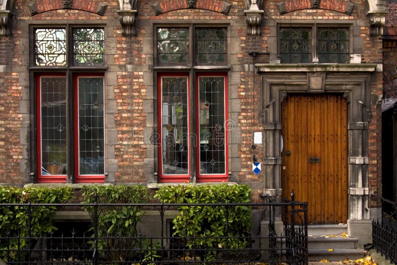 Flemish house stock image. Image of architecture, historical - 558091