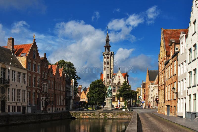 Flemish houses stock photo. Image of facades, homes, bricks - 15938438