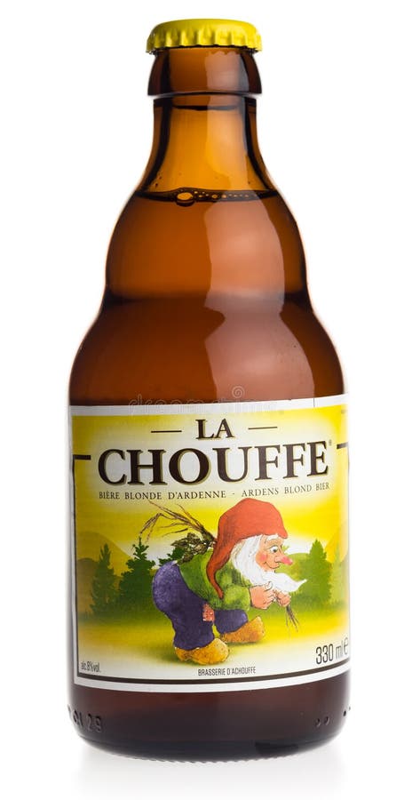 Het Logo Van La Chouffe En Tekenfilm Voor Bar Van Belgisch Blonde Bier ...
