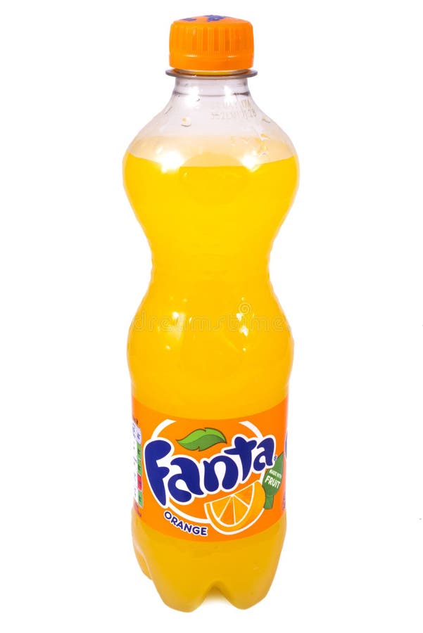 Fles Van Fanta Mango En Met Drakenvruchten Gearomatiseerd Redactionele ...