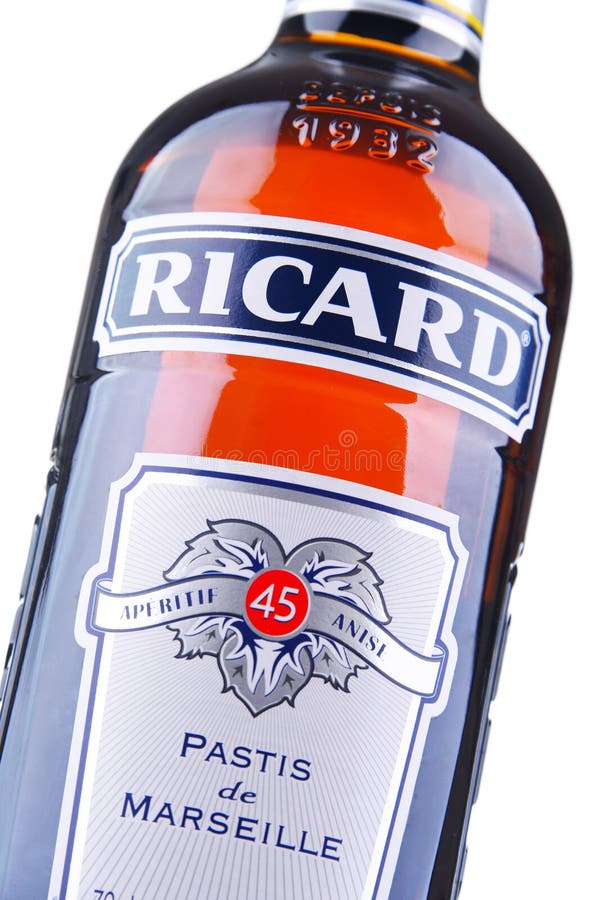 Fles Van Ricard, Een Pastisaperitief Redactionele Stock Foto - Image of ...