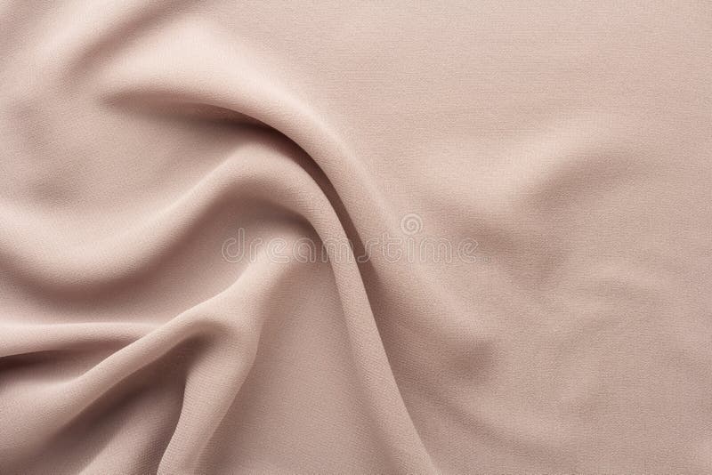 Flesh Colored Fabric Draped with Large Folds, Textile Background Stock ...