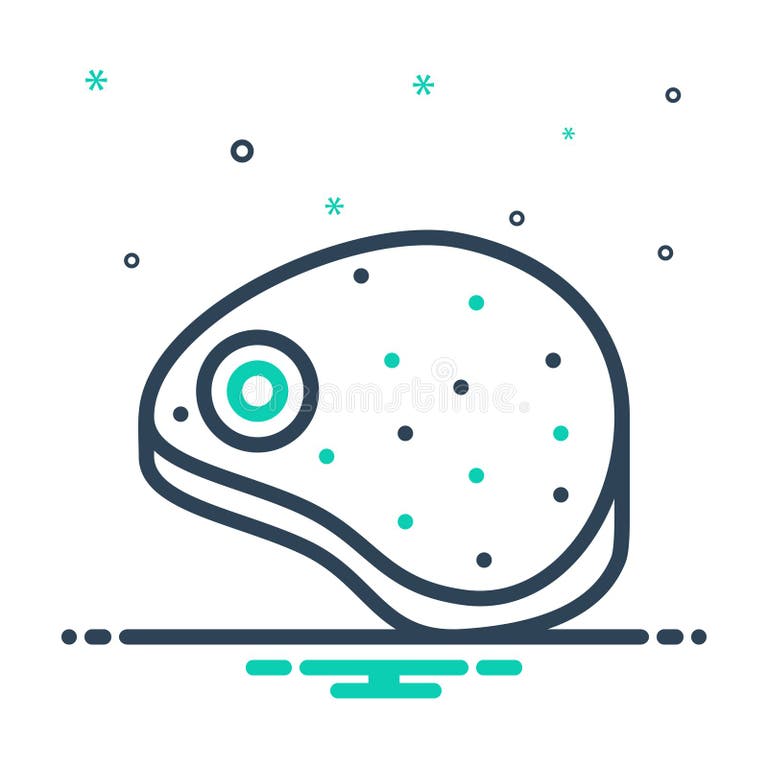 Mix Icon for Flesh, Beef and Bone Stock Vector - Illustration of ...