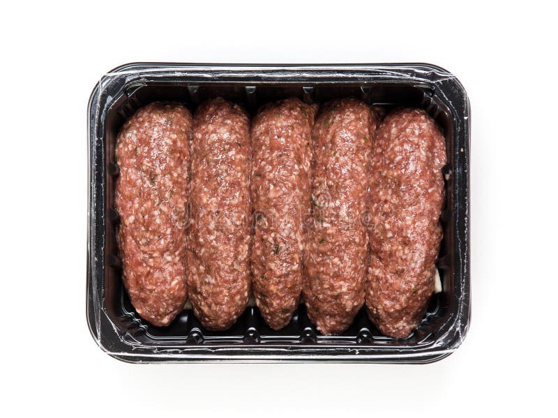 Flesh Meat Product for Cooking Packed in Box Stock Image - Image of ...