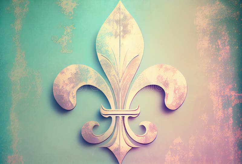 Generative AI: Fleur-de-lis Pattern Floral Ideal for Backgrounds and ...