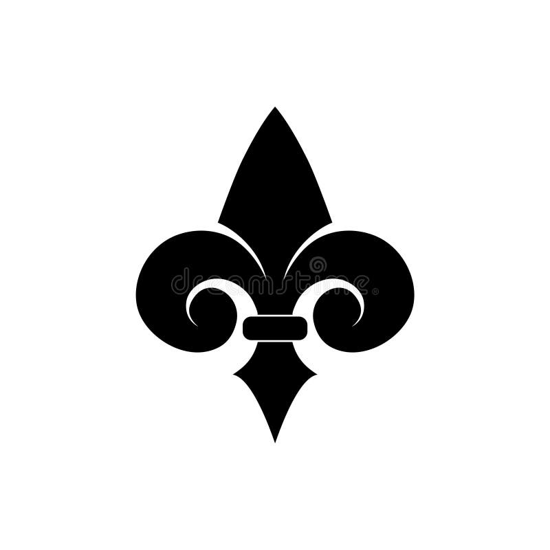Fleur De Lis Symbol, Fransk Liljatecken, Fleur De Lis Logo Vektor ...