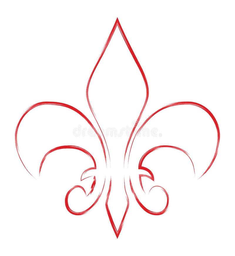 Fleur de lys abstract stock vector. Illustration of dynastic - 17815496