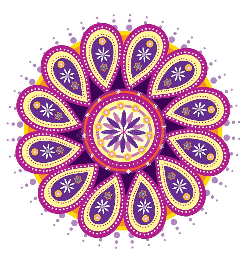 Fleuri Mandala Stock Illustrations, Vecteurs, & Clipart – (306,563 ...