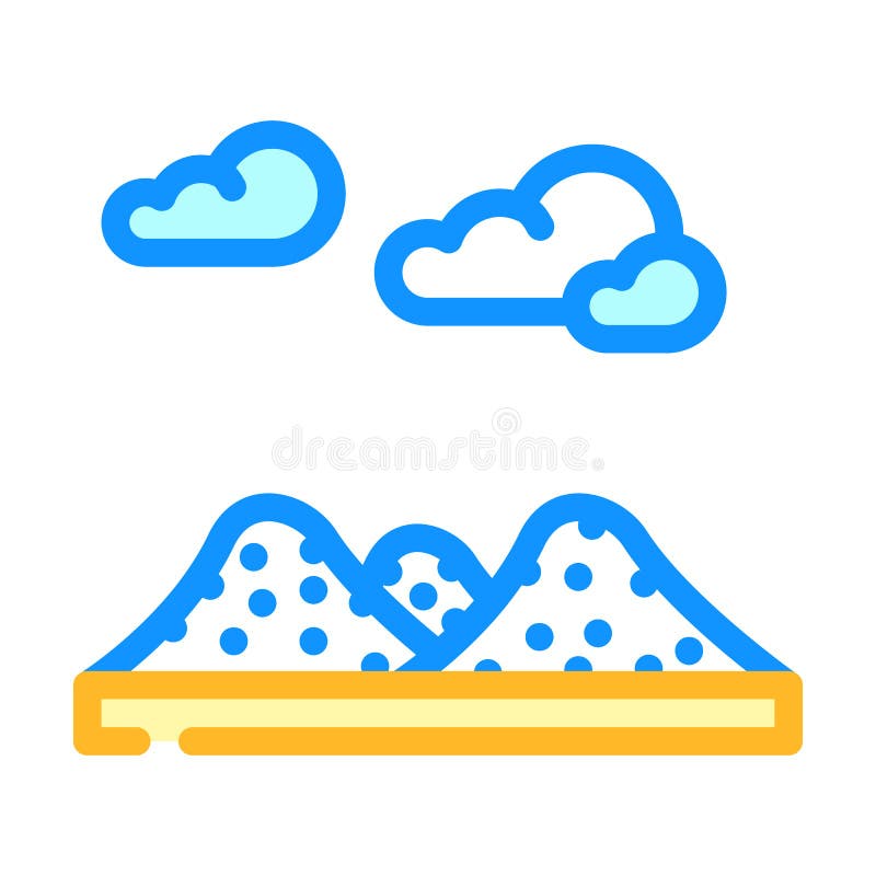 Fleur De Sel Color Icon Vector Illustration Stock Illustration ...