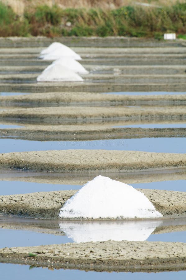 Fleur de Sel Salt Pools stock image. Image of fleur, production - 64666957