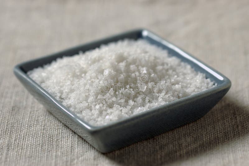 Fleur De Sel Sea Salt from Camargue Stock Photo - Image of color ...