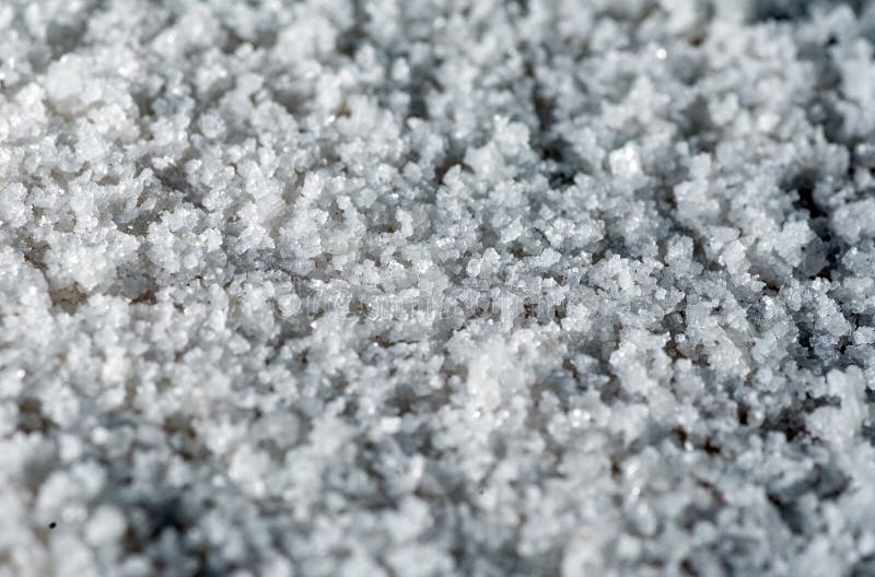 Fleur De Sel, White Sea Salt Crystals Isolated Stock Photo - Image of ...