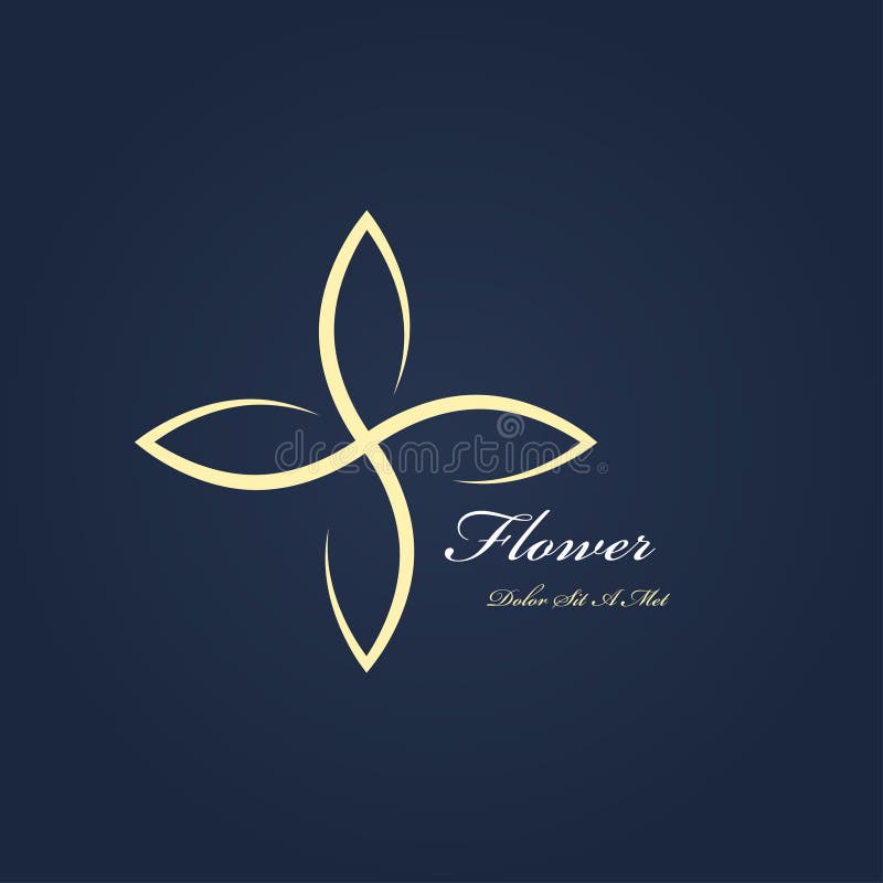 Fleur de symbole illustration de vecteur. Illustration du société ...