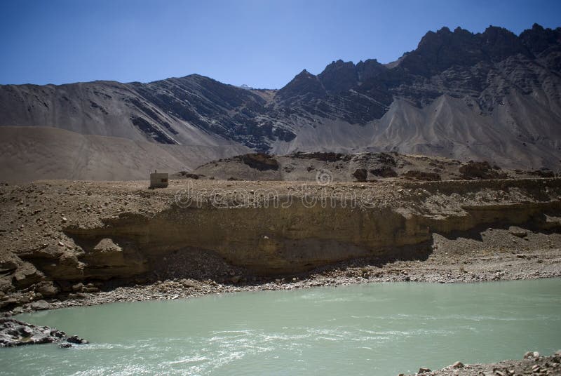 Fleuve Indus, Ladakh, Inde photo stock. Image du panorama - 34872814
