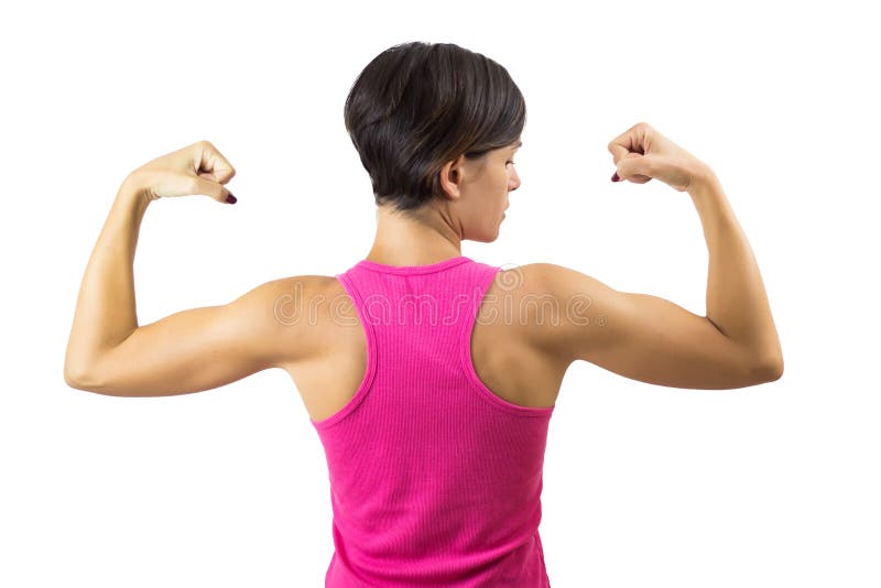 Flex girld stock photo. Image of biceps, exercise, girl - 50611718