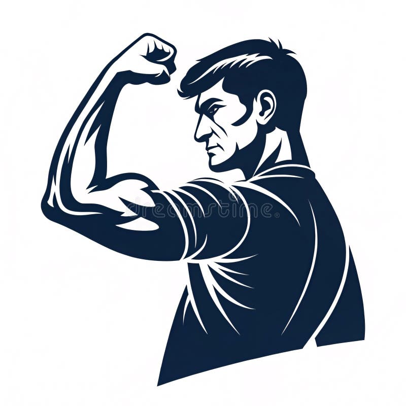 Flex of Power Icon . stock illustration. Illustration of artwork ...