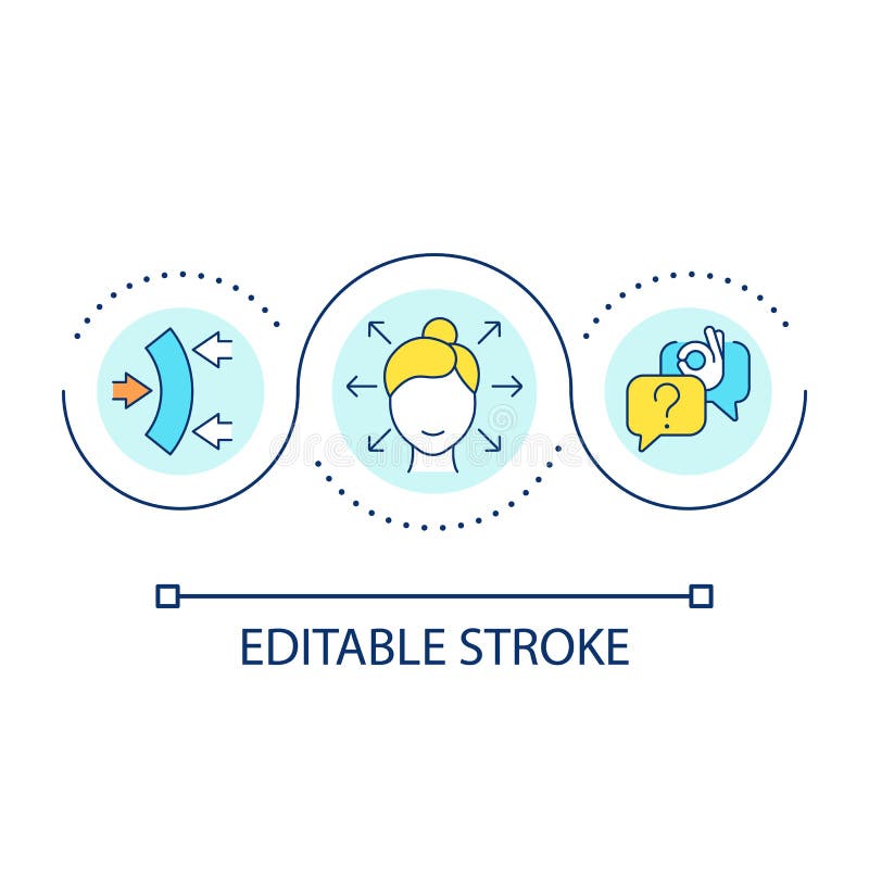 Flexibility and Efficiency of Use Loop Concept Icon Stock Vector ... Flexibility and Efficiency of Use Loop Concept Icon Stock Vector ...