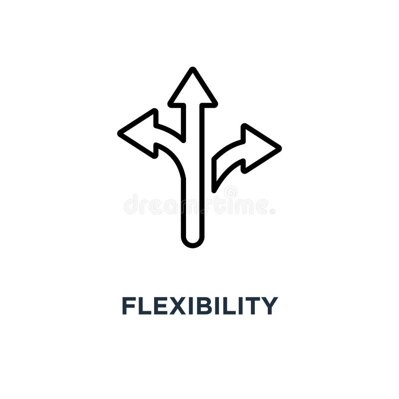 Flexibility Icon. Flexibility Concept Symbol Design, Vector Illu Stock ...