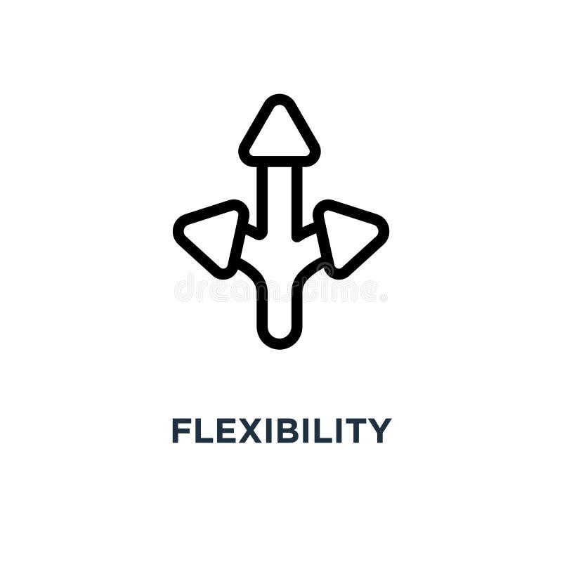 Flexibility Icon. Flexibility Concept Symbol Design, Vector Illu Stock ...