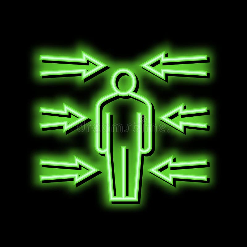 Flexibility Soft Skill Neon Glow Icon Illustration Stock Vector ...