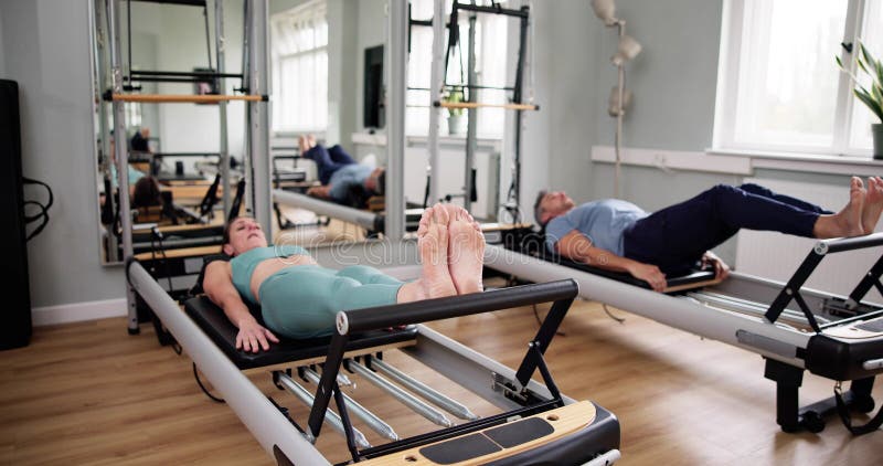 Flexibility Training in Gym. Body Workout Stock Image - Image of pose ...